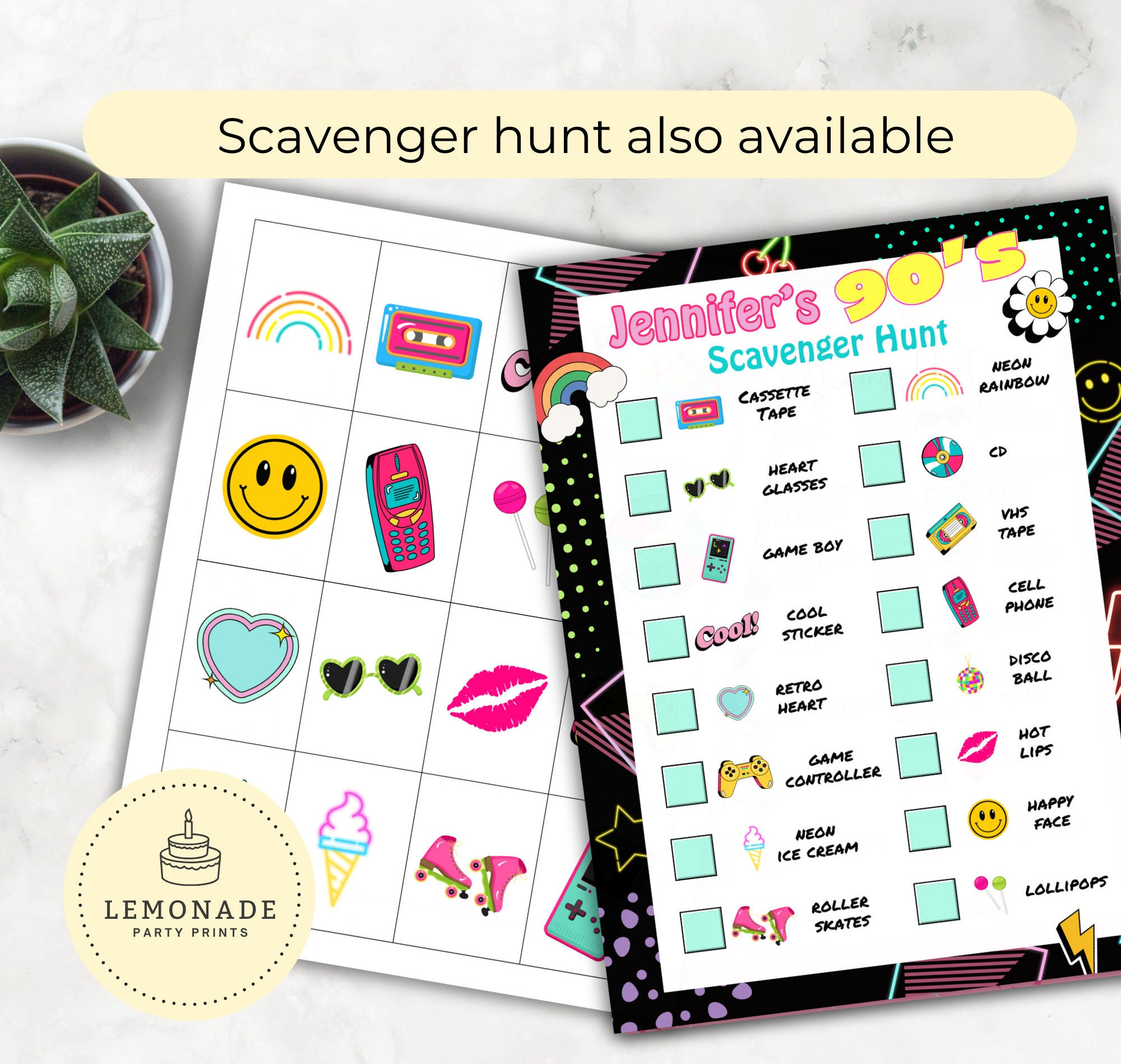Editable 90s Food Labels, Printable Retro Party Food Cards, Printable ...