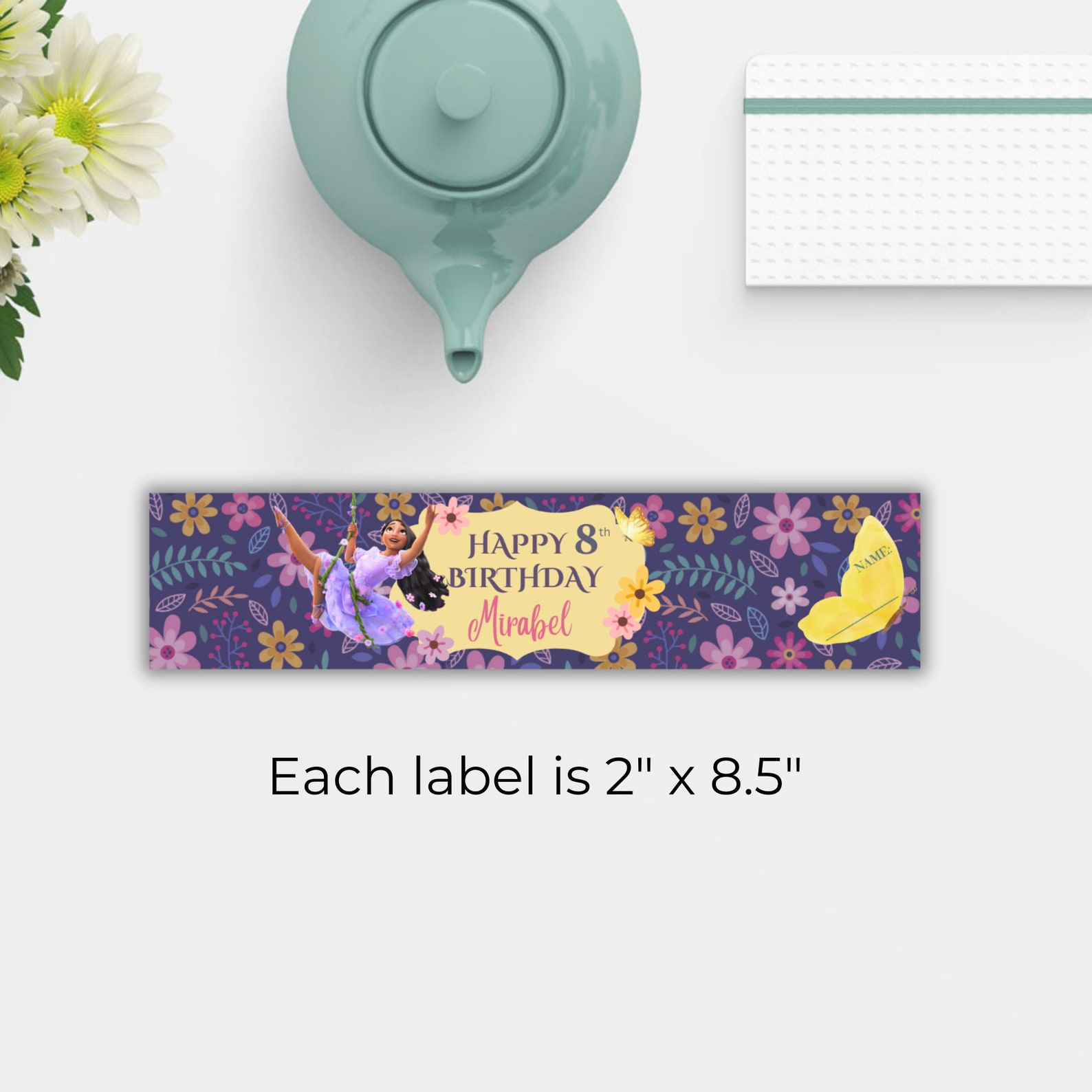 Encanto Water Bottle Labels, Editable Encanto Birthday Water Labels ...