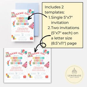 Editable Board Game Party Invitation, Printable Game Night Invite ...