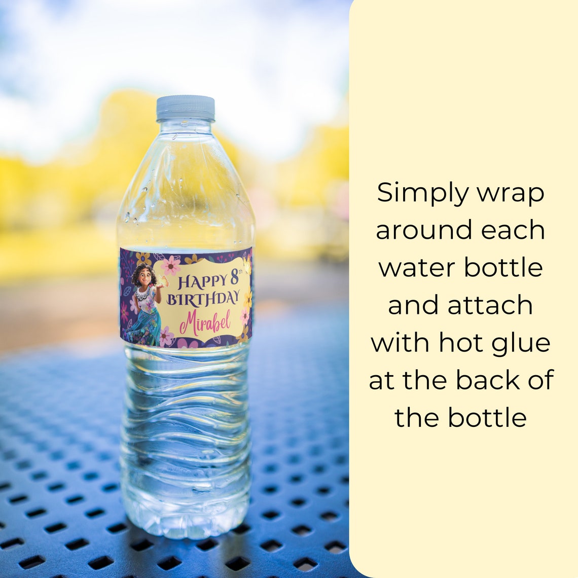 Editable Encanto Birthday Water Bottle Labels, Encanto Party Decor ...
