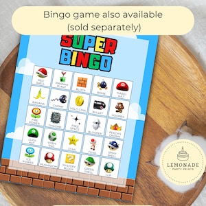 Personalizable Mario Scavenger Hunt, Printable Video Game Scavenger ...