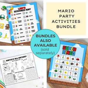 Editable Mario Favor Tag, Printable Mario Birthday Thank You Tag ...