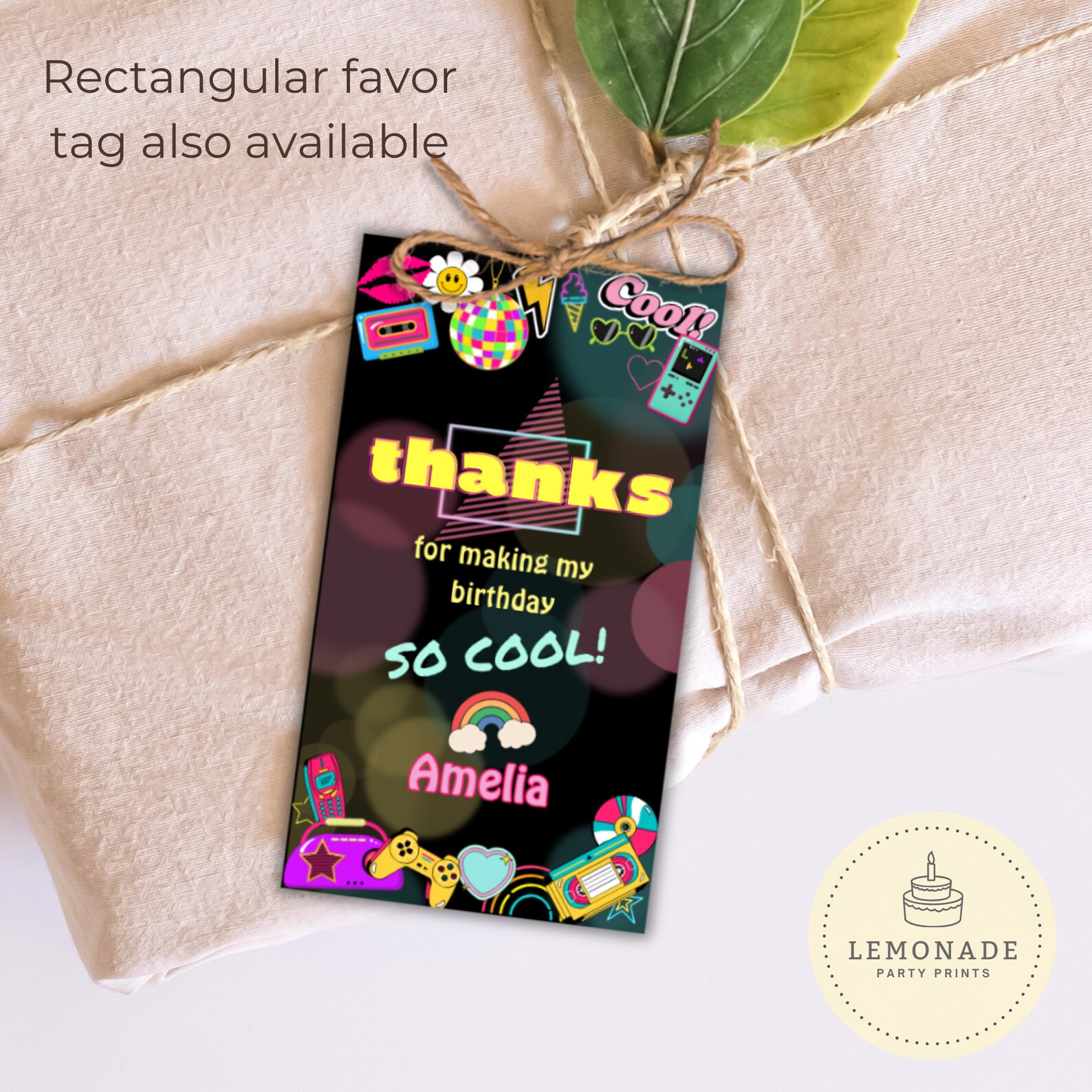 Editable 90s Food Labels, Printable Retro Party Food Cards, Printable ...
