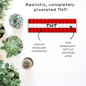 Printable TNT Wrapper, TNT Licorice Wrap, Pixel Craft Candy Wrapper ...