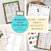 Personalizable Pixel Craft Scavenger Hunt, Video Game Party Activity ...