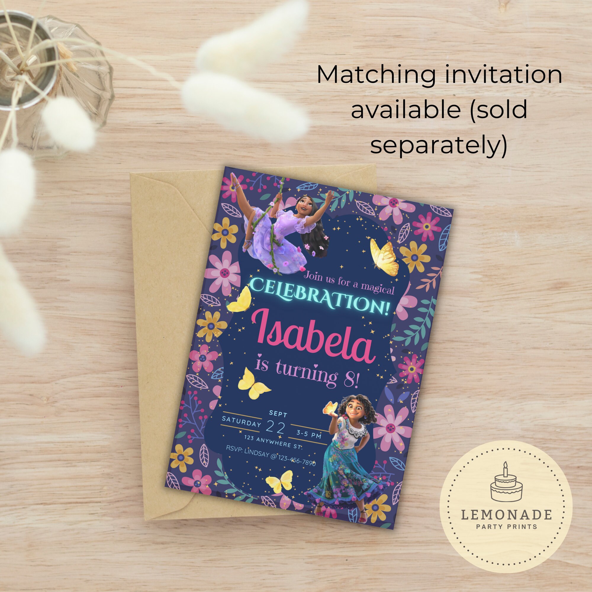 Editable Encanto Welcome Sign, Printable Encanto Party Sign, Printable ...