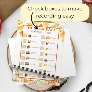 Fall Scavenger Hunt • Printable Autumn Scavenger Hunt • Thanksgiving ...