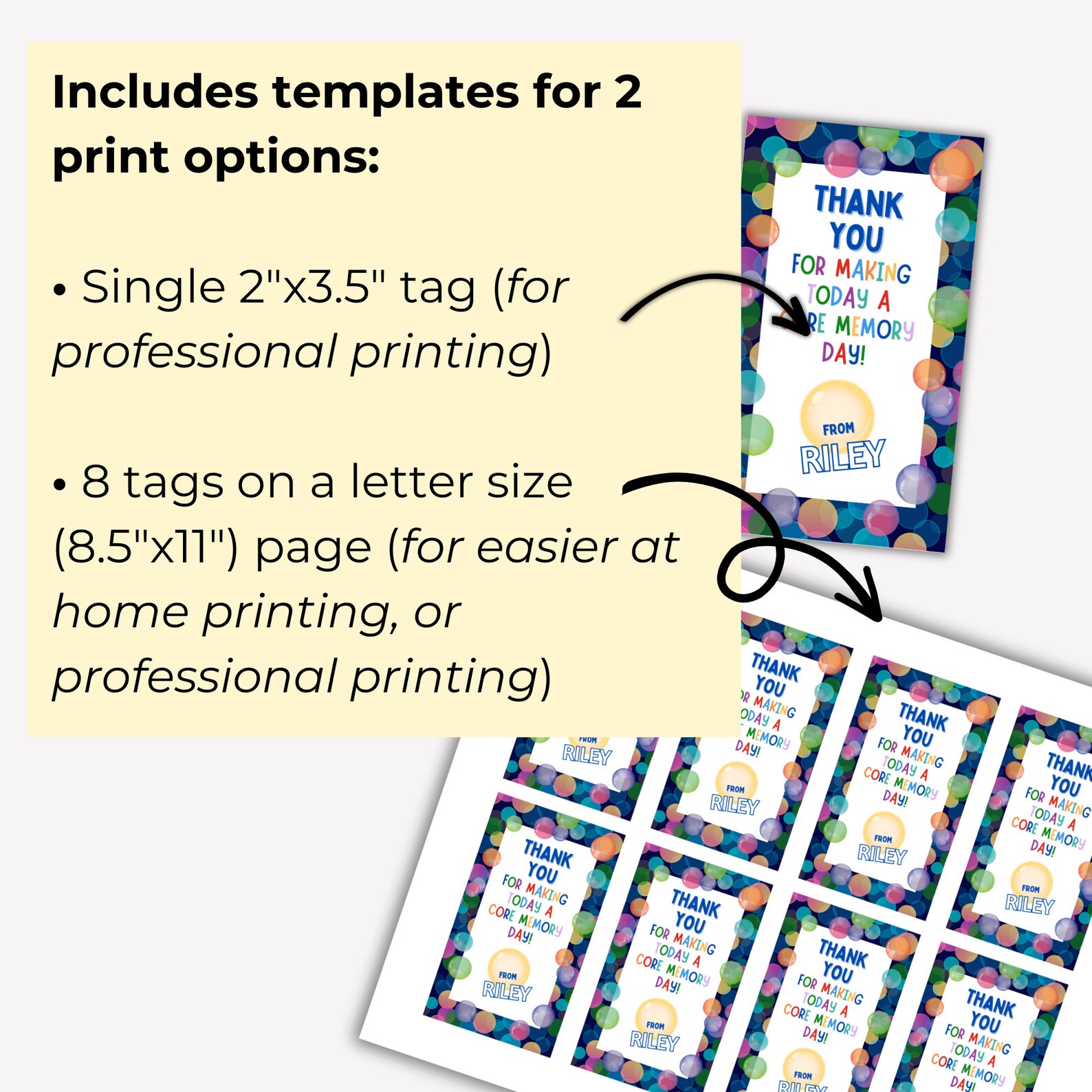 Editable Inside Out Thank You Tag, Printable Inside Out 2 Favor Tag ...