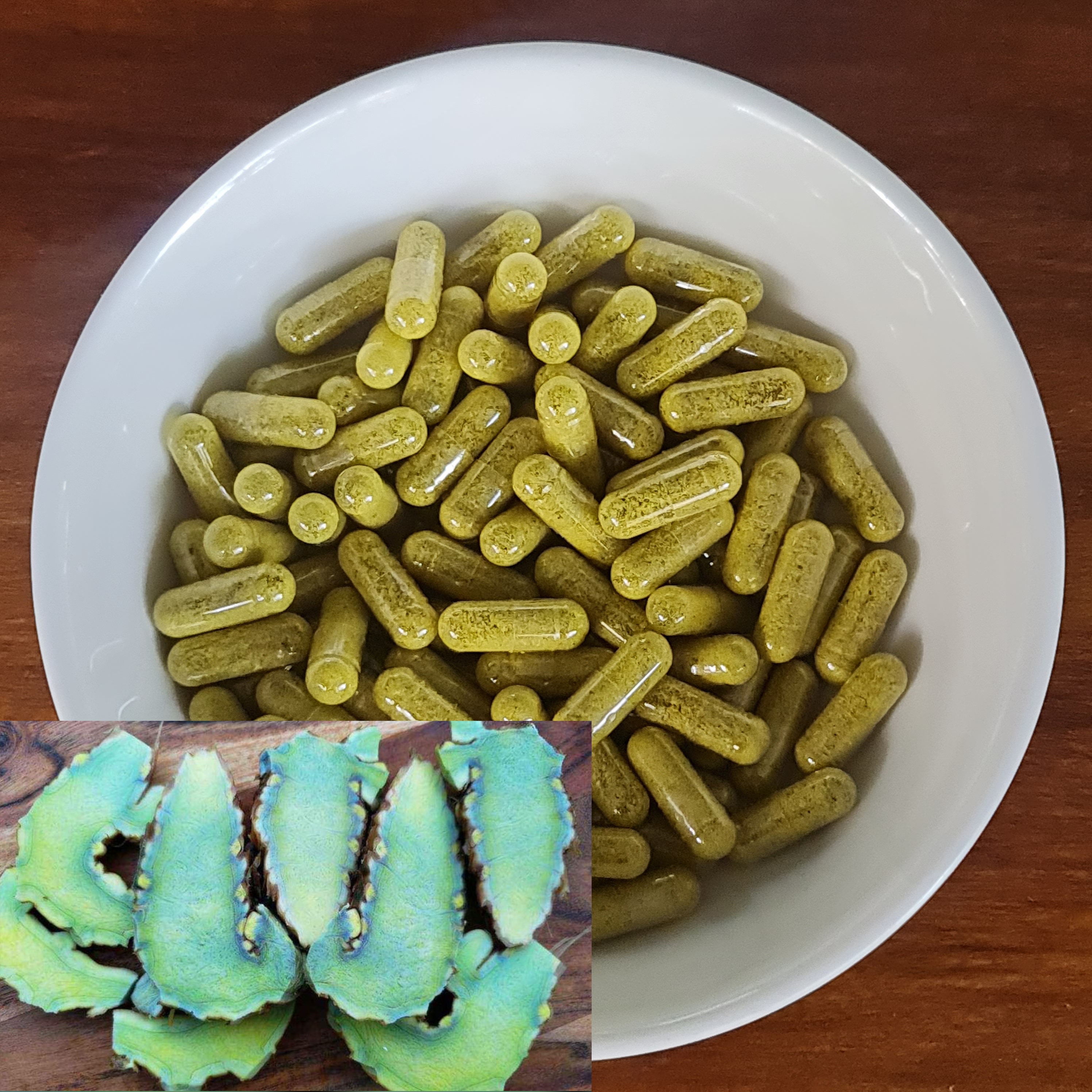 Blue Turmeric With Black Pepper Capsules From Rhizome/mother 100/200 ...