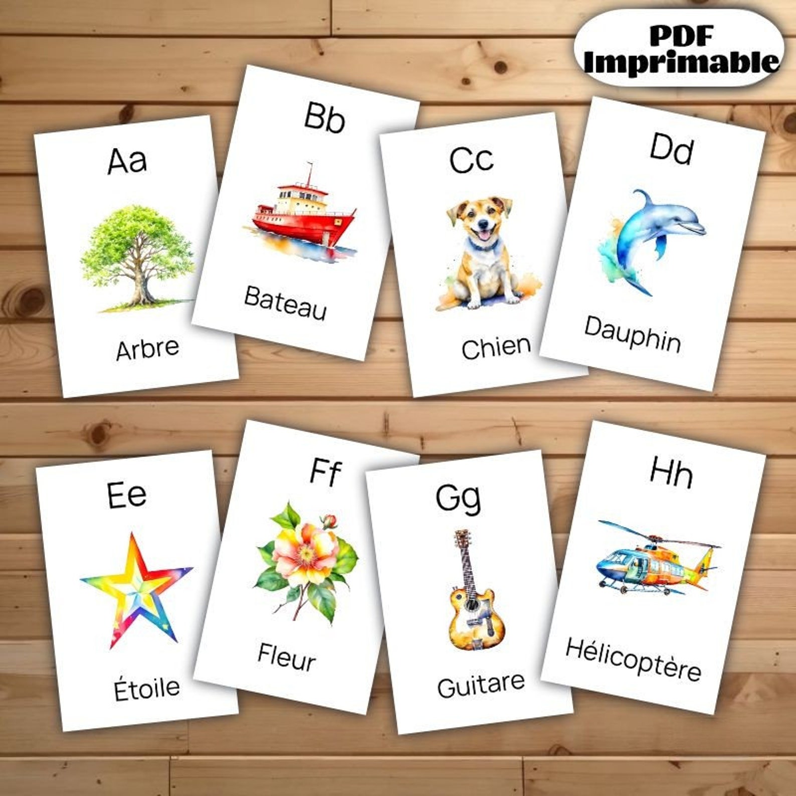 ABC Flashcards De L'alphabet, Alphabet, Art Pour Enfants, Alphabet ...