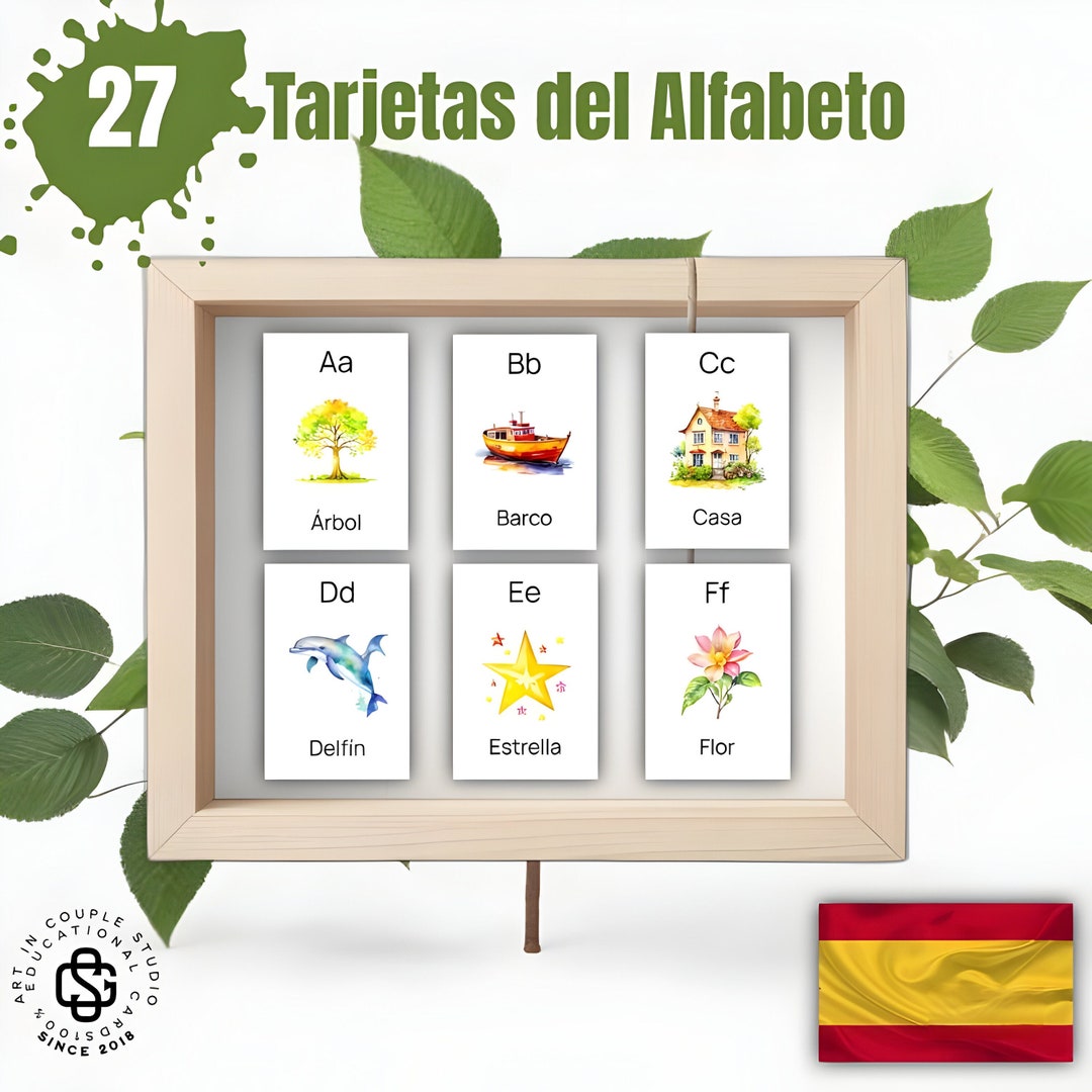 Alphabet, Children's Art, Alphabet Cards, ABC Flash Cards, Educational ...