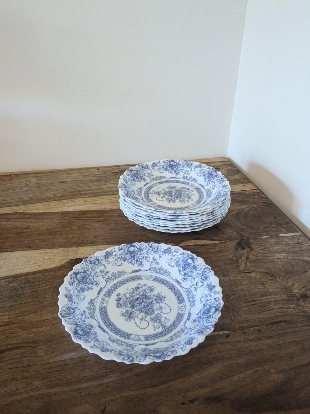 10 Vintage Arcopal Plates and Bowls. Very Good Condition, 21 Cm. - Etsy