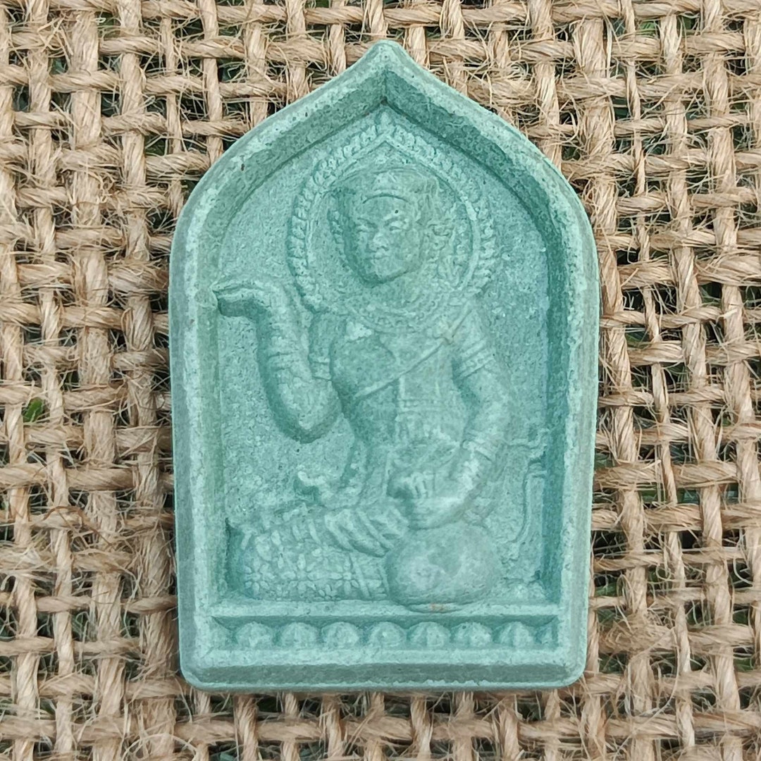 Nang Kwak Green Powder Good Fortune Wealth Money Power Talisman Thai ...