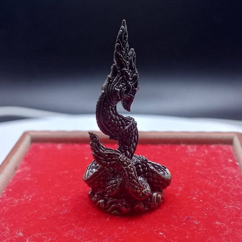 Phaya Naga Amulet of Pu Sri Sutho Statue Brass Thai Buddha Amulet ...