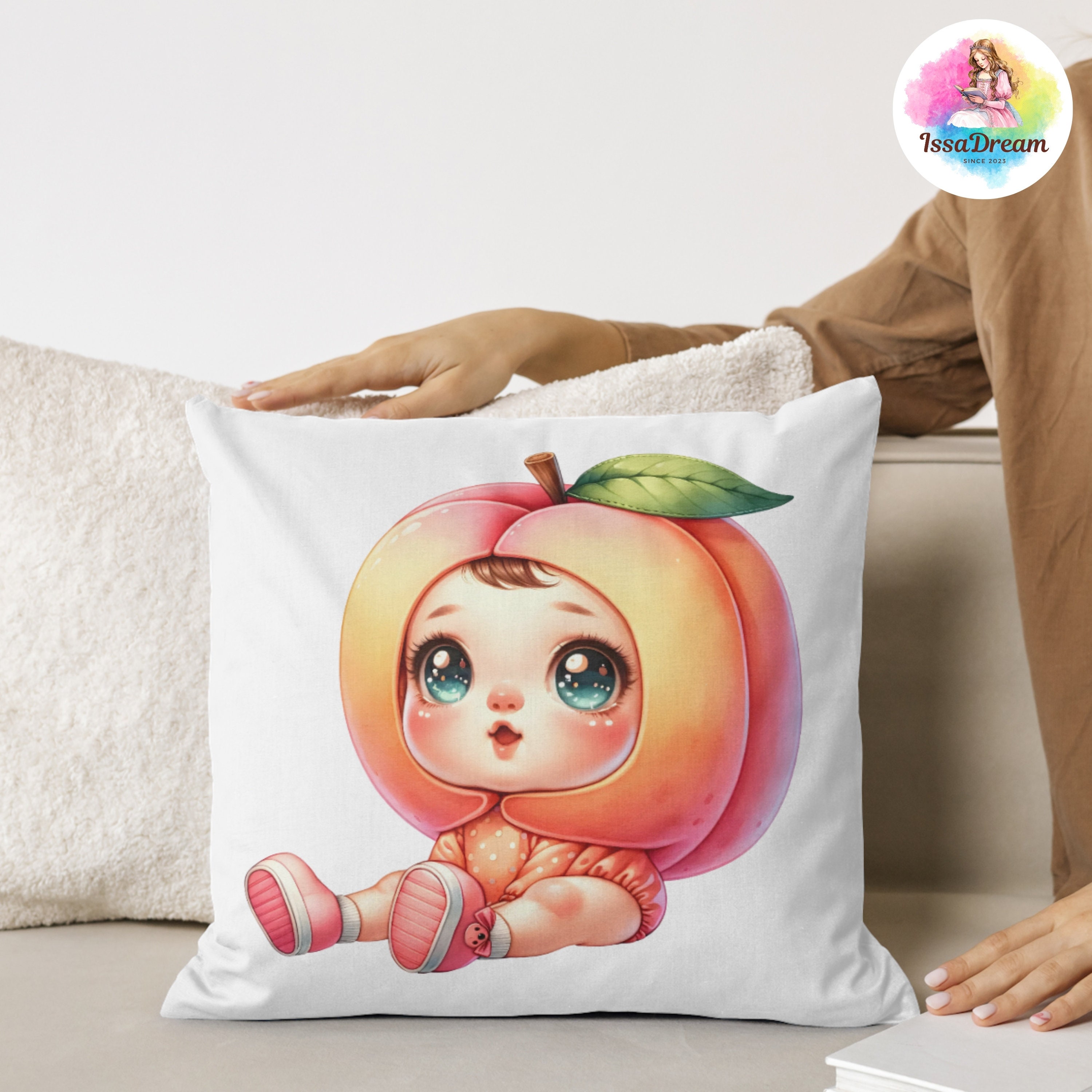 Watercolor Fruity Kids Clipart, Cute Fruits Baby Clipart, Summer ...