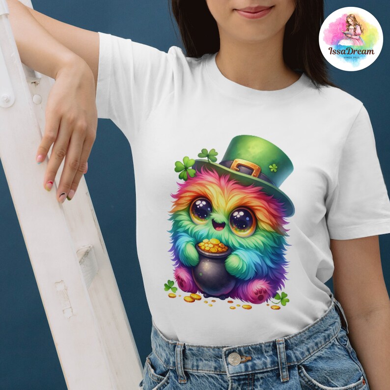 Watercolor St.patrick Monsters Clipart, Cute St.patrick's Day Monsters ...