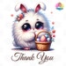 Watercolor Easter Bunny Monster Clipart, Cute Easter Bunny Clipart ...