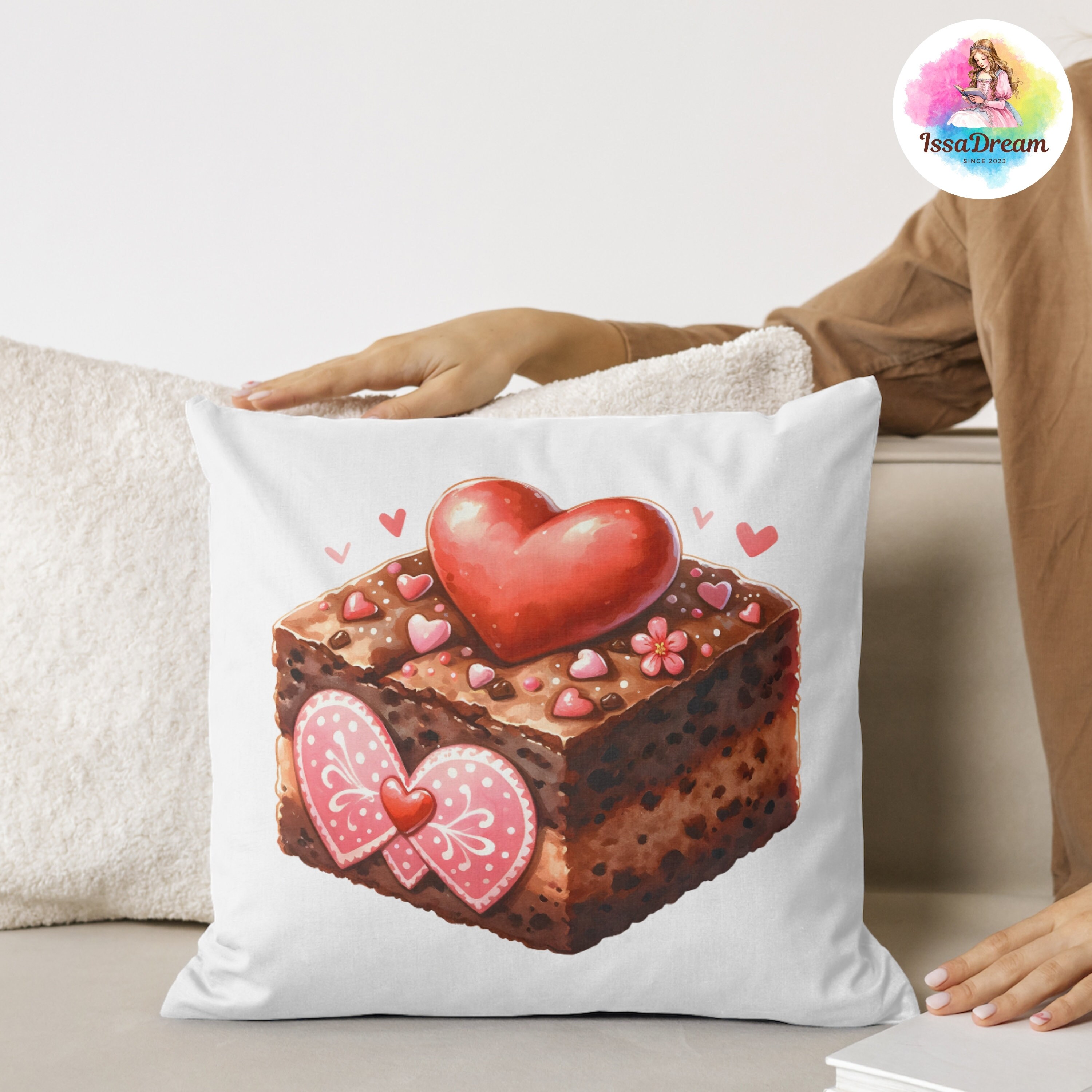 Watercolor Sweets in Love Clipart, Cute Valentines Sweets Clipart ...