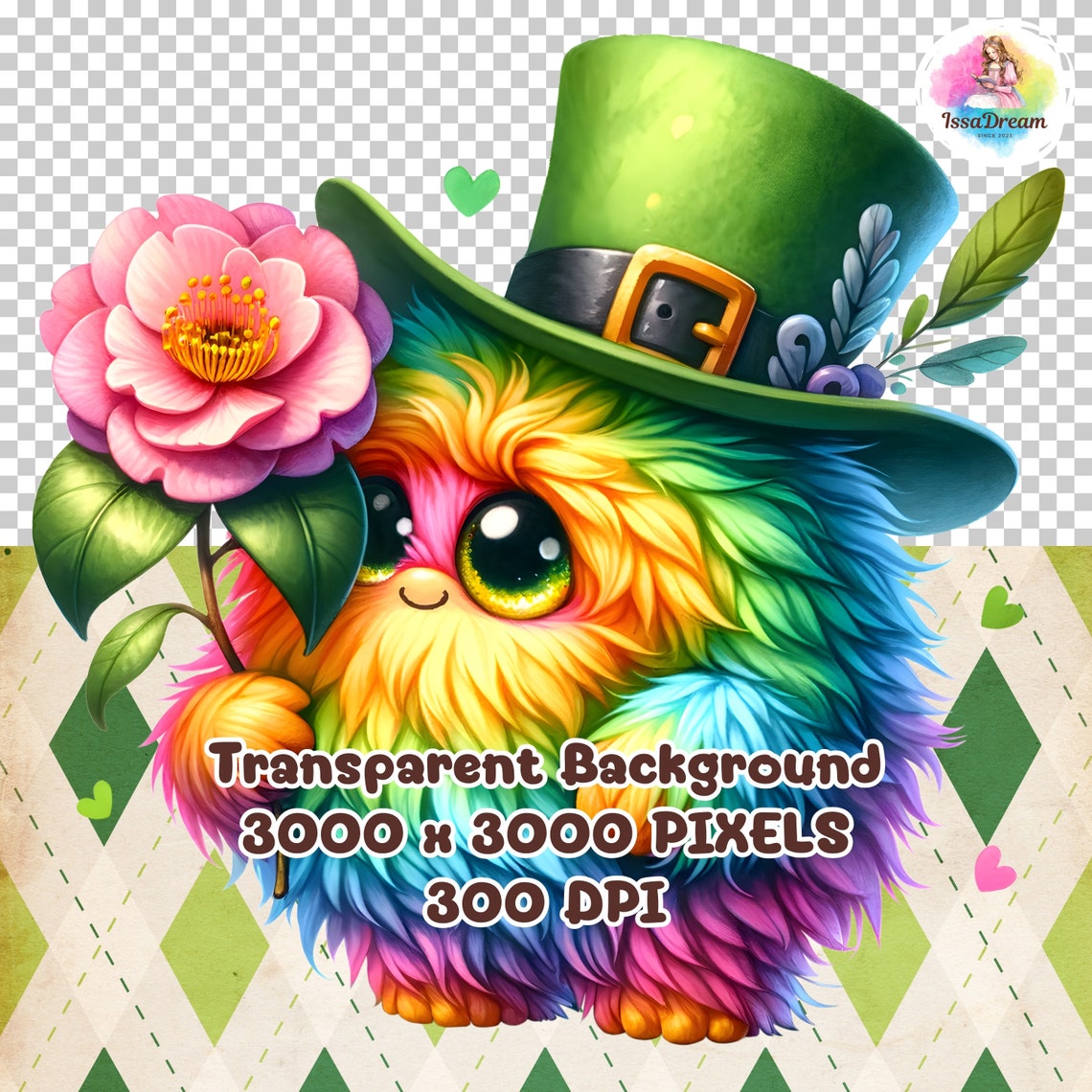 Watercolor St.patrick Monsters Clipart, Cute St.patrick's Day Monsters ...