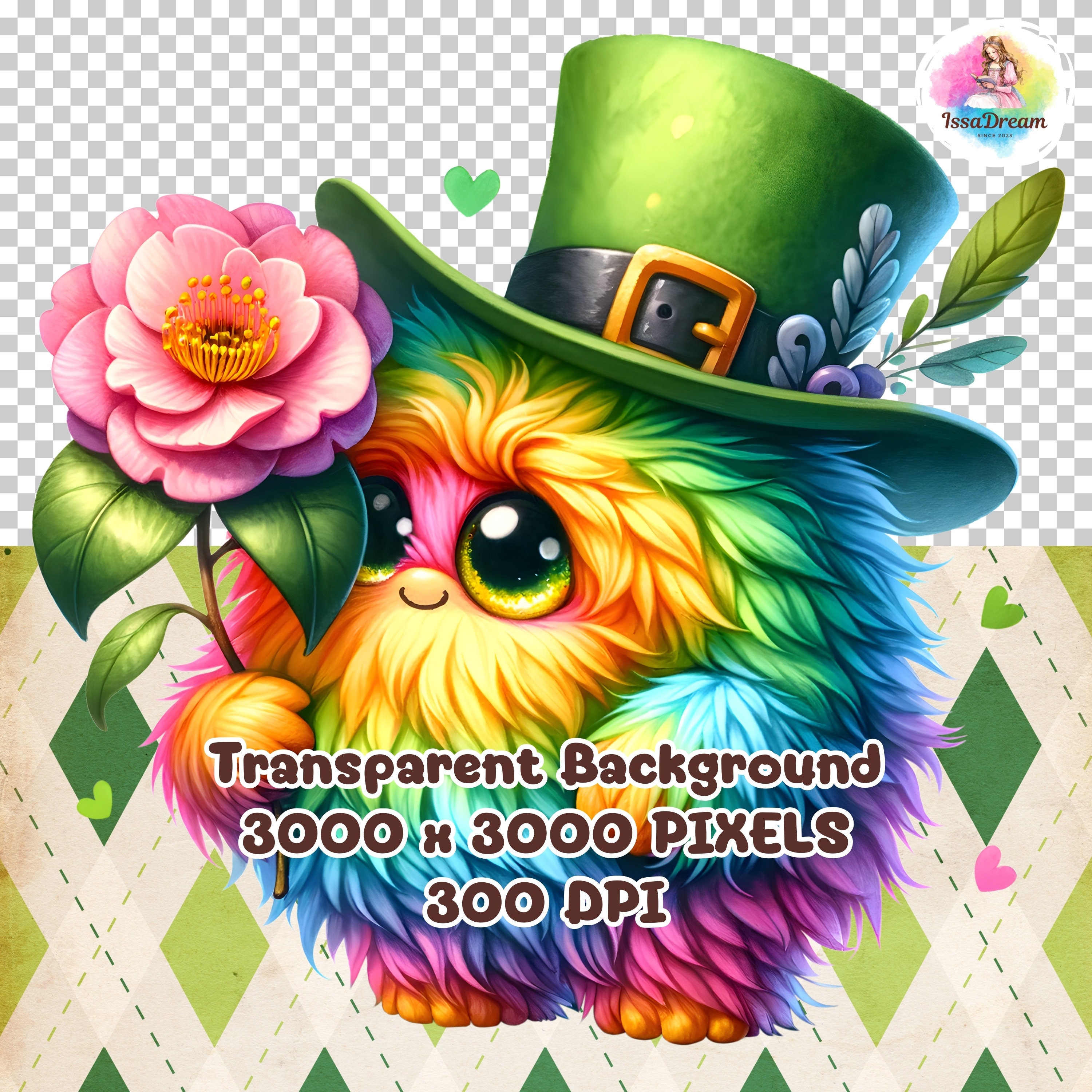 Watercolor St.patrick Monsters Clipart, Cute St.patrick's Day Monsters ...