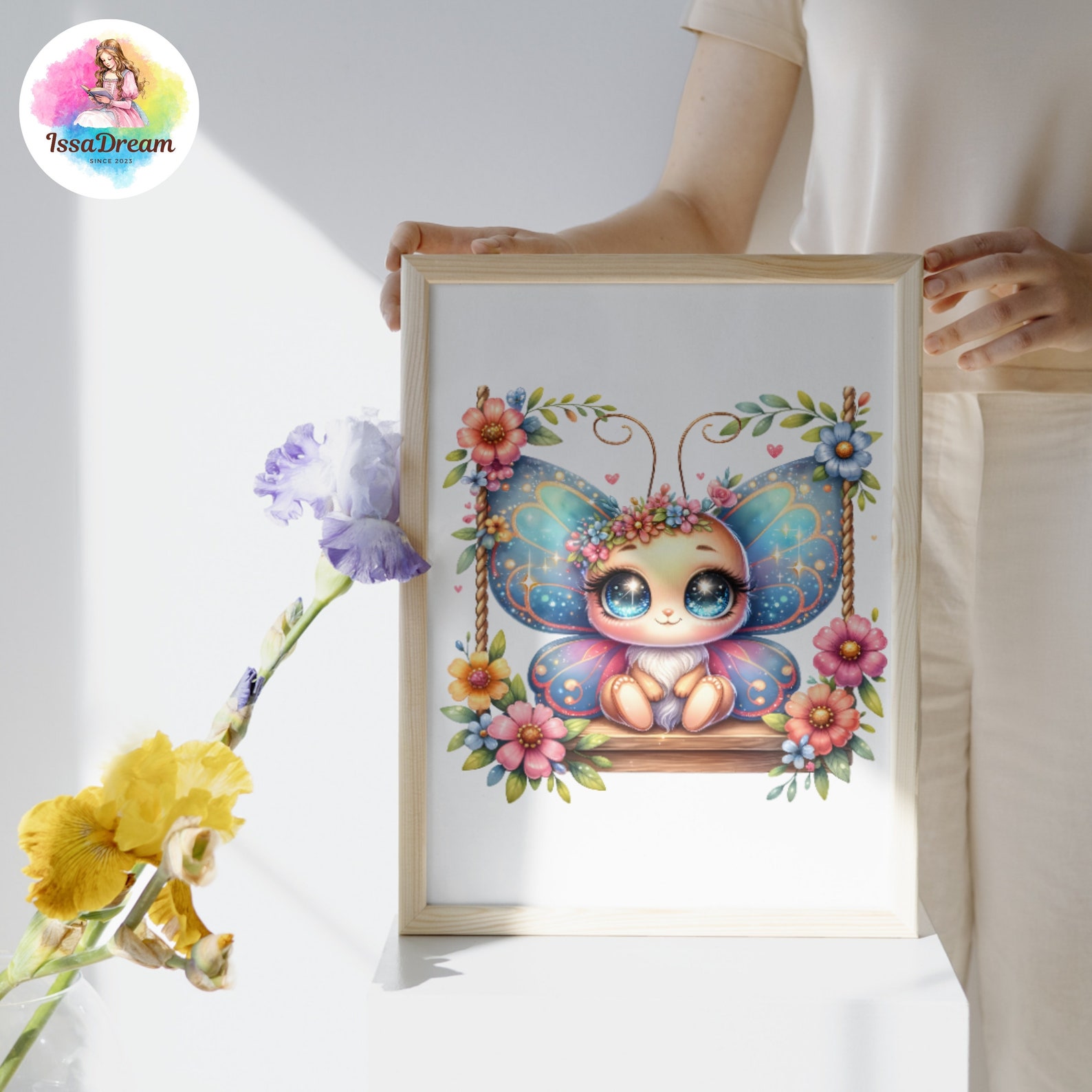 Watercolor Spring Butterfly Clipart, Cute Butterfly Clipart, Spring ...