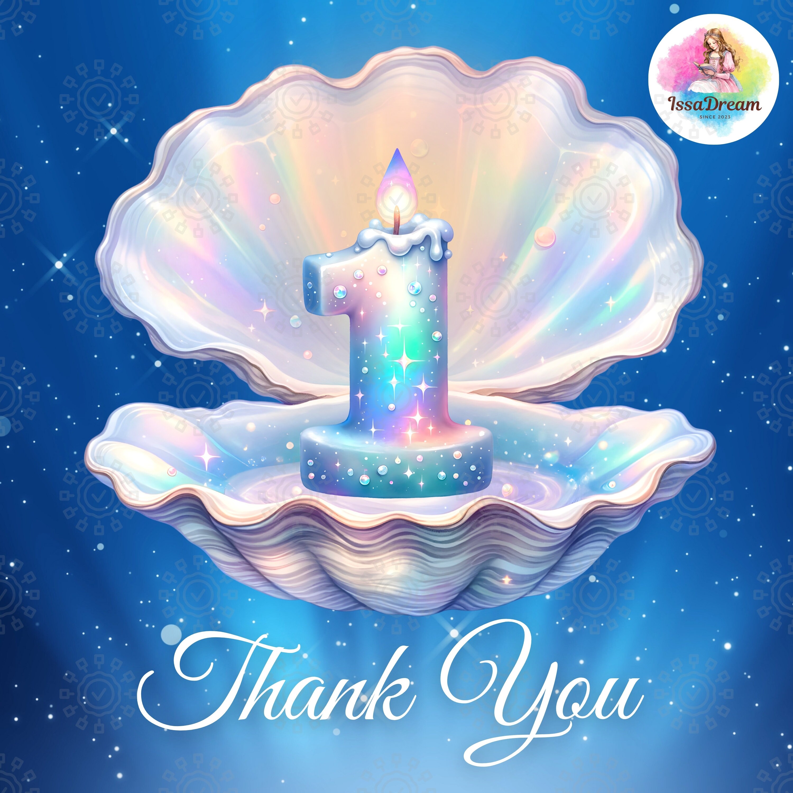 Celestial Candle Number Clipart, Birthday Candle Number Clipart ...