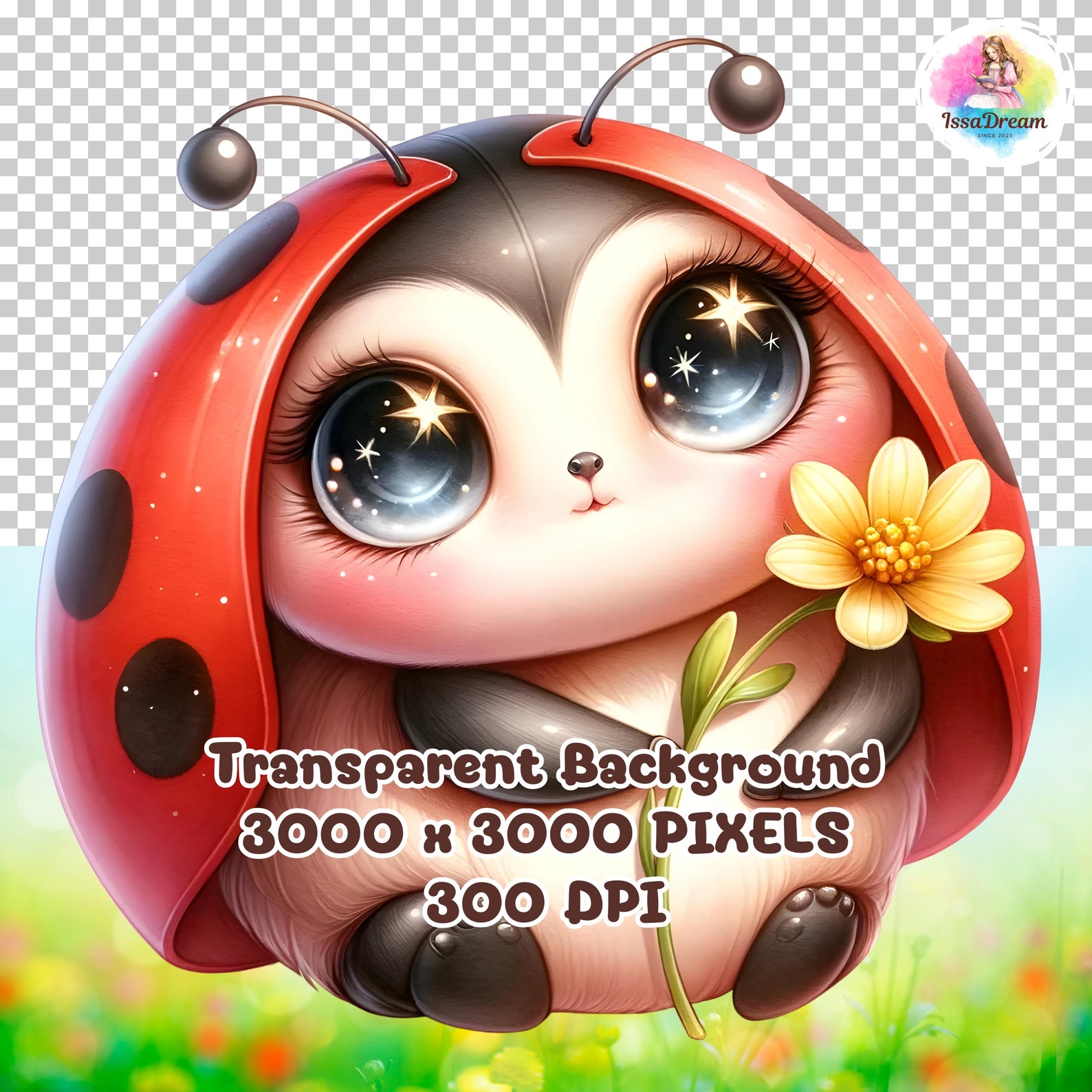 Watercolor Spring Ladybug Clipart, Cute Ladybug Clipart, Spring Clipart ...