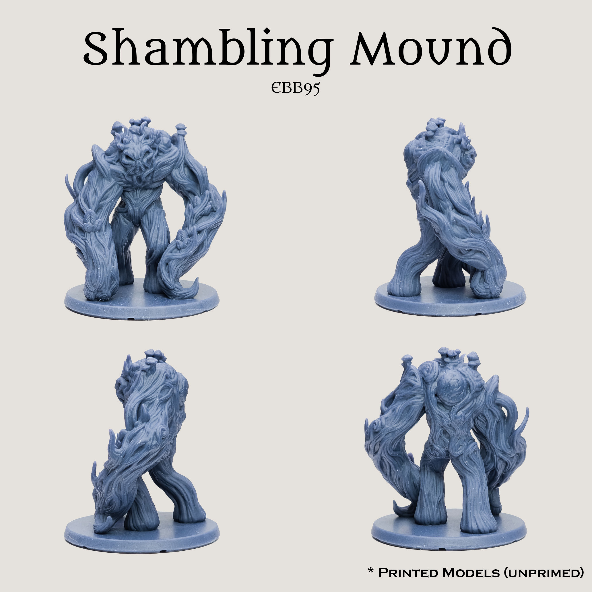 D&D Pathfinder Shambling Mound Blight Collection 1 | 28mm 32mm Living ...