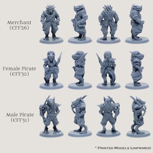 D&D Pathfinder Dragonborn Dragonkin Collection | 28mm 32mm Fantasy ...