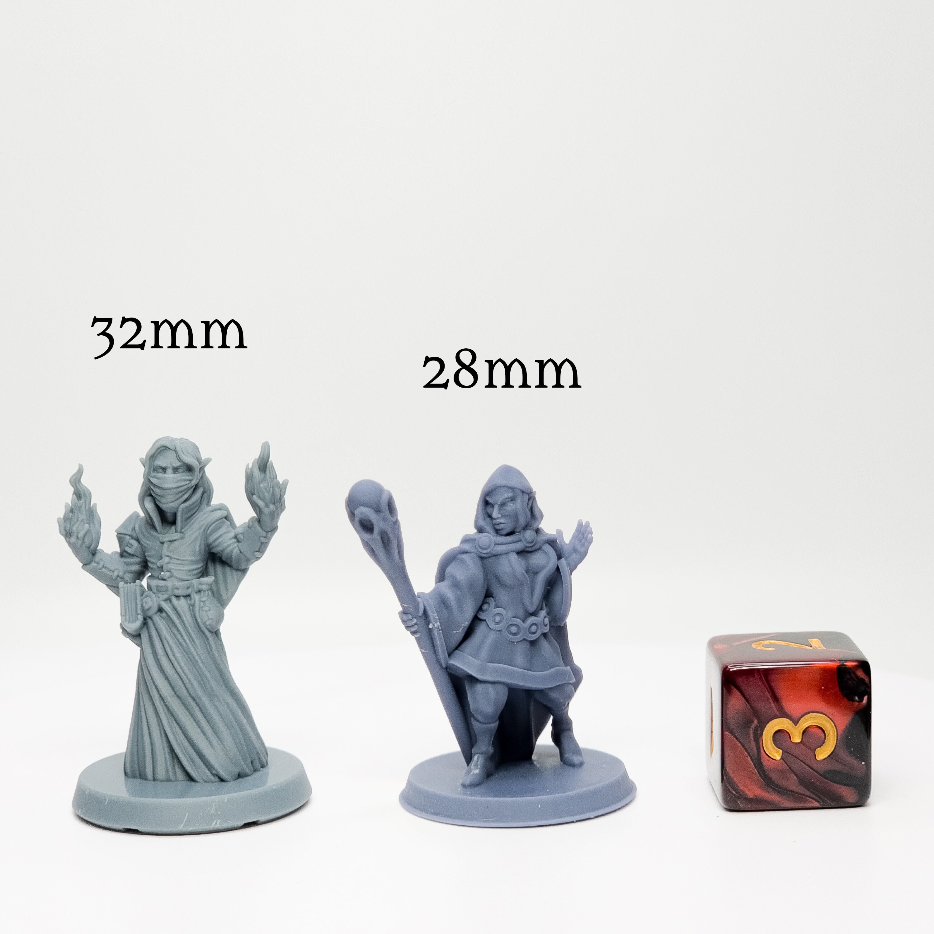 D&D Pathfinder Elf Elves RPG Minis | 28mm 32mm Fantasy Miniature Gift ...