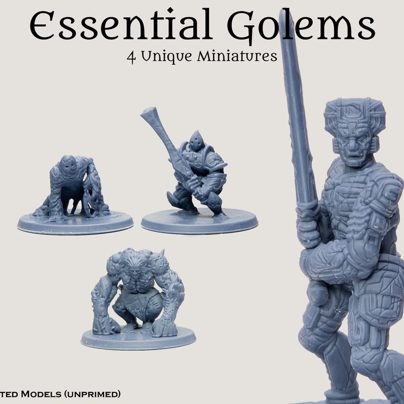 Mini Stone Golem - Etsy