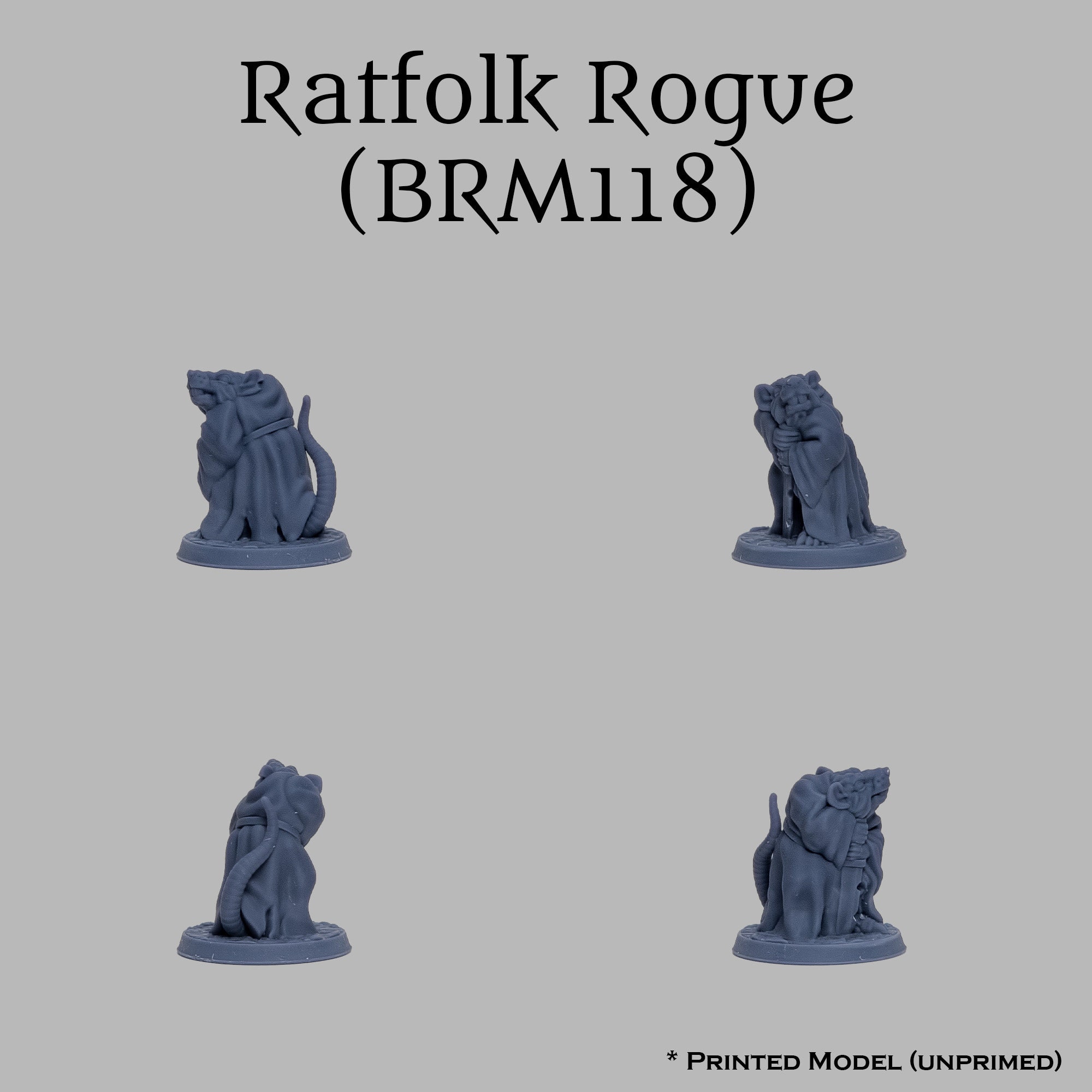 D&D Pathfinder Ratfolk Collection 28mm 32mm Fantasy PC NPC Miniature ...