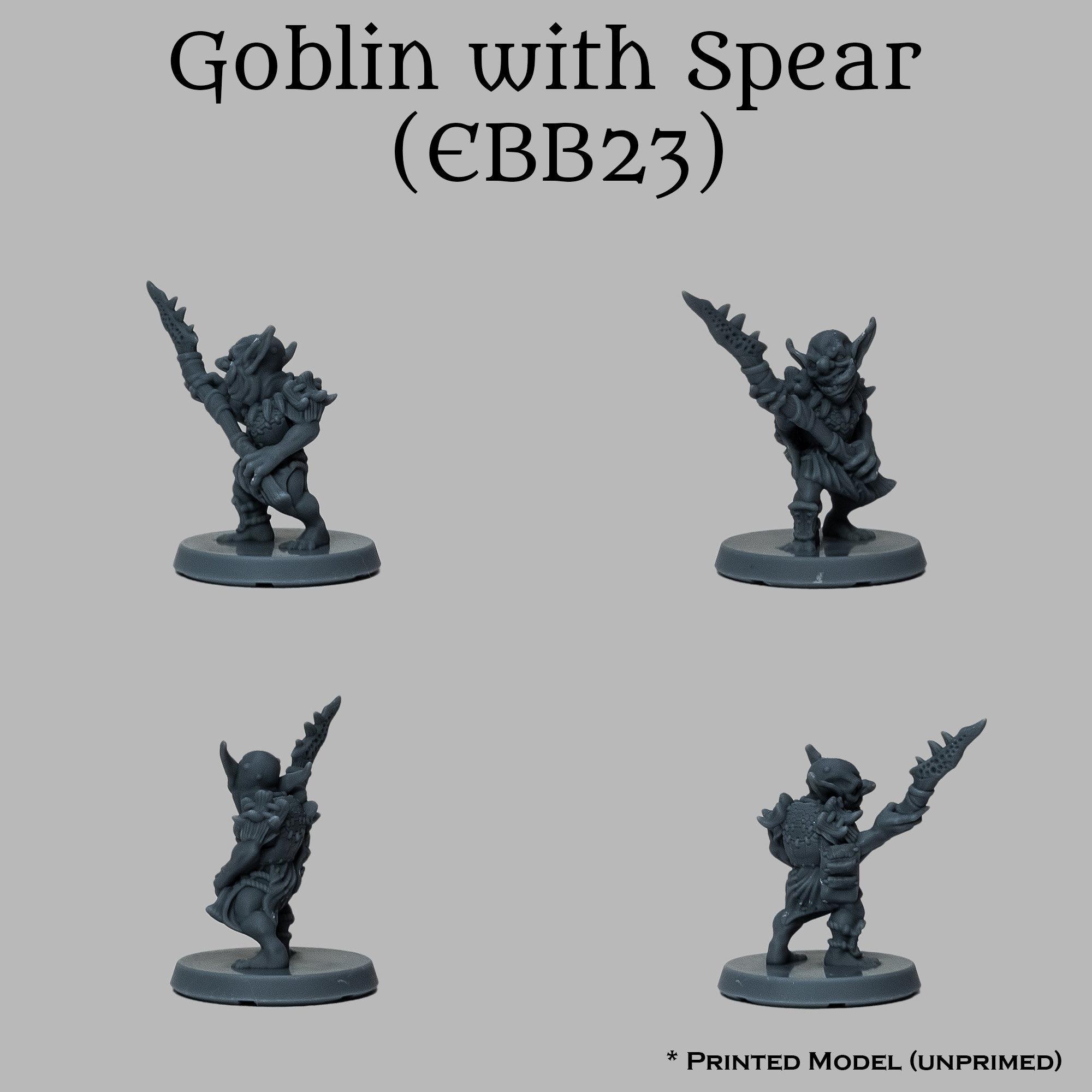 D&D Pathfinder Goblin Raiding Party 28mm Fantasy Miniature Set - 5 8k ...