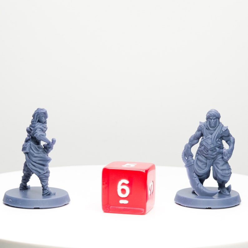 D&D Desert Bandit Marauder Party | Pathfinder Frostgrave 28mm 32mm ...