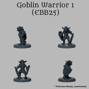 D&D Pathfinder Goblin Raiding Party 28mm Fantasy Miniature Set - 5 8k ...