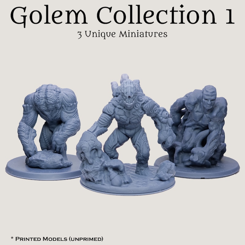 Clay Golem Mini Dnd - Etsy
