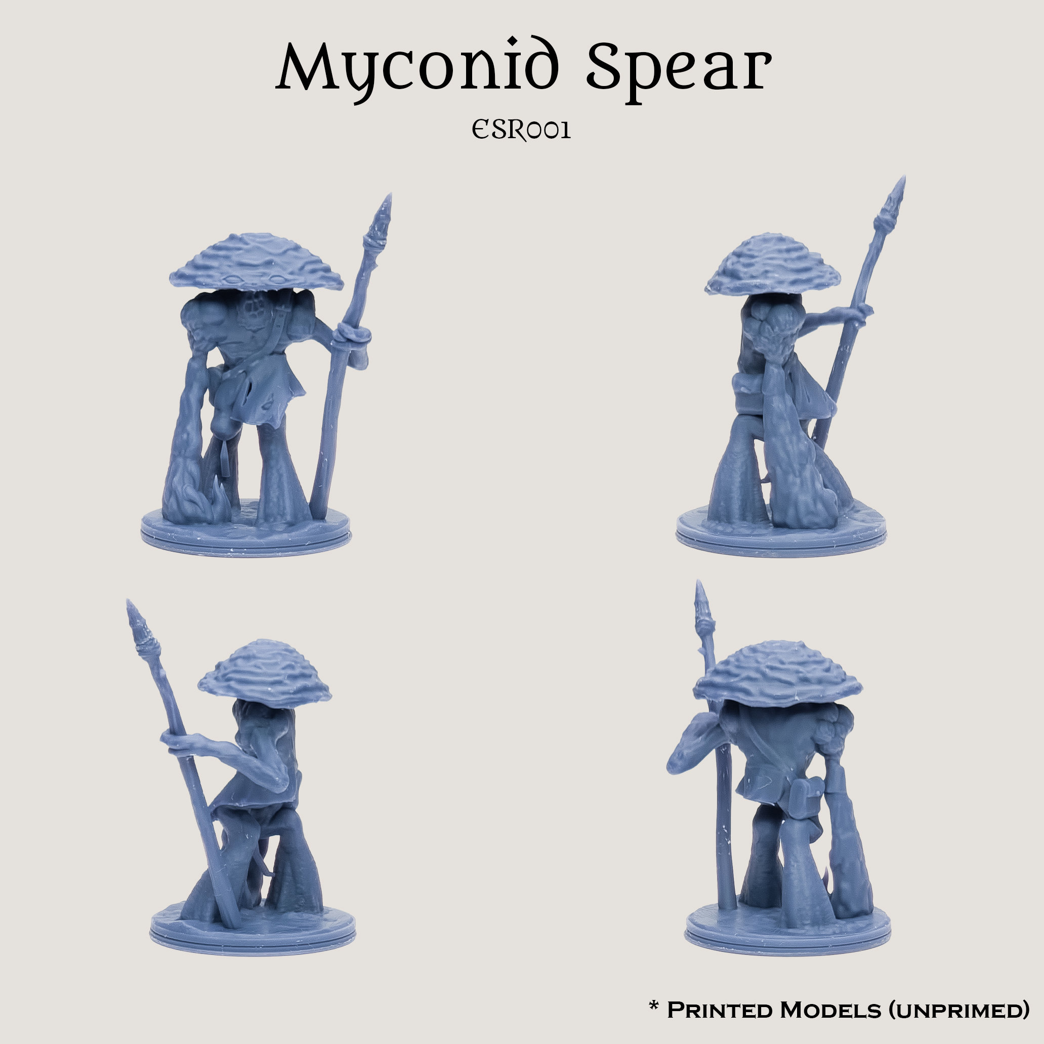 D&D Myconid Fungus Mushroom Folk | Pathfinder Frostgrave 28mm 32mm ...