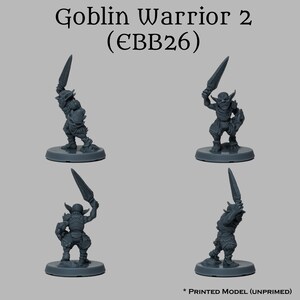 D&D Pathfinder Goblin Raiding Party 28mm Fantasy Miniature Set - 5 8k ...