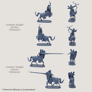D&D Pathfinder Centaur Warriors Collection | Pathfinder Frostgrave 28mm ...