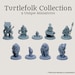 D&D Pathfinder Sharkfolk Gang 28mm 32mm Fantasy PC NPC Miniature Set 4 ...