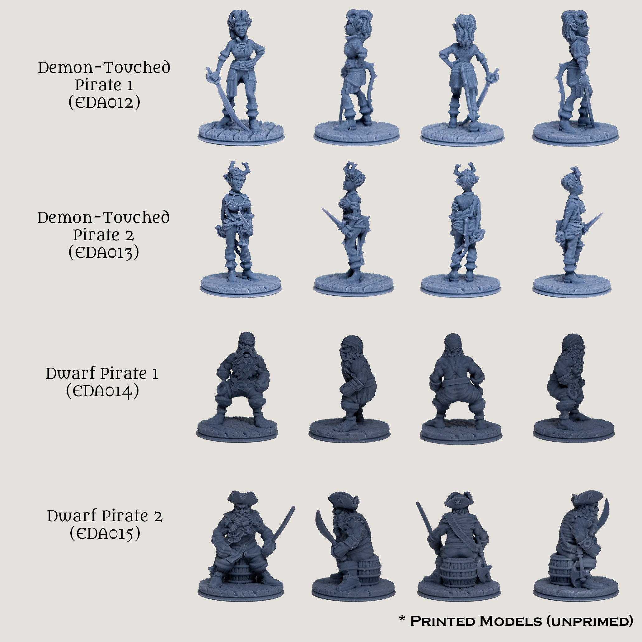 D&D Pathfinder Pirate Mega Collection Gift Starter Set 28mm 32mm ...