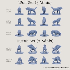 D&D Wild Animal Familiars Pets Companions Gift Starter Set | Pathfinder ...