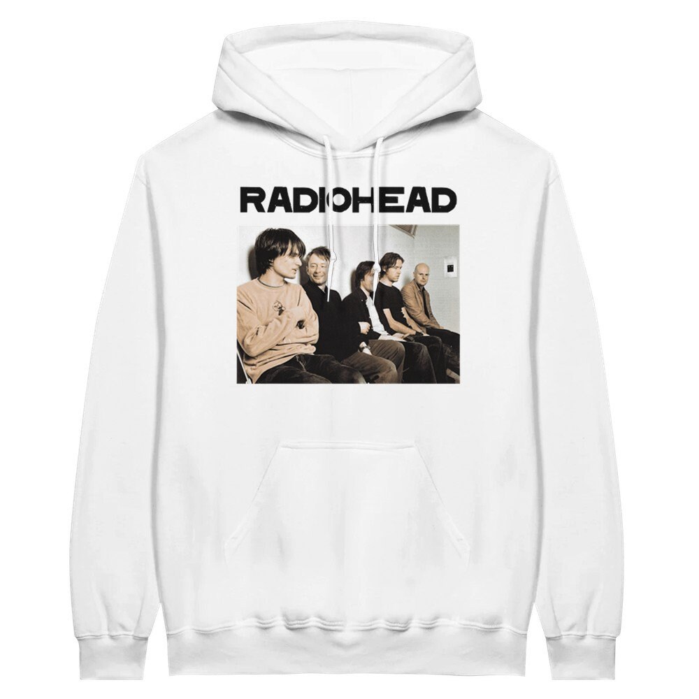 Radiohead Inspired Hoodie Iconic 90s Rock Band Vintage Retro Style Tee ...