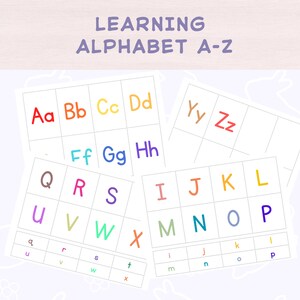 A-Z Flashcards | ABC Flashcards | Printable Digital Download ...