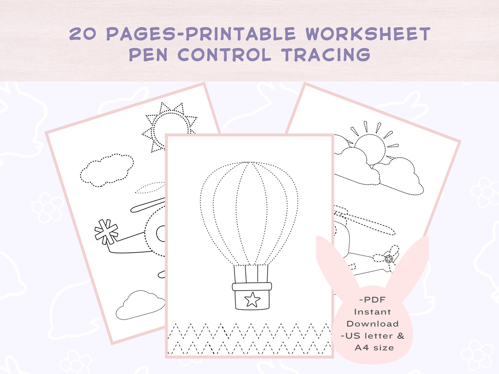Printable Pen Control Tracing Worksheetstracing Preschool Homeschool ...