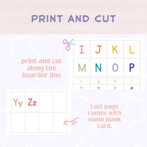 A-Z Flashcards | ABC Flashcards | Printable Digital Download ...