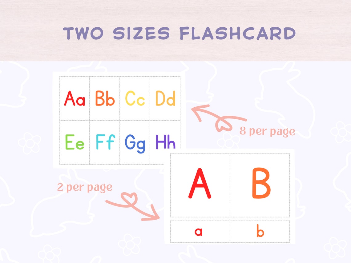 A-Z Flashcards ABC Flashcards Printable Digital Download - Etsy