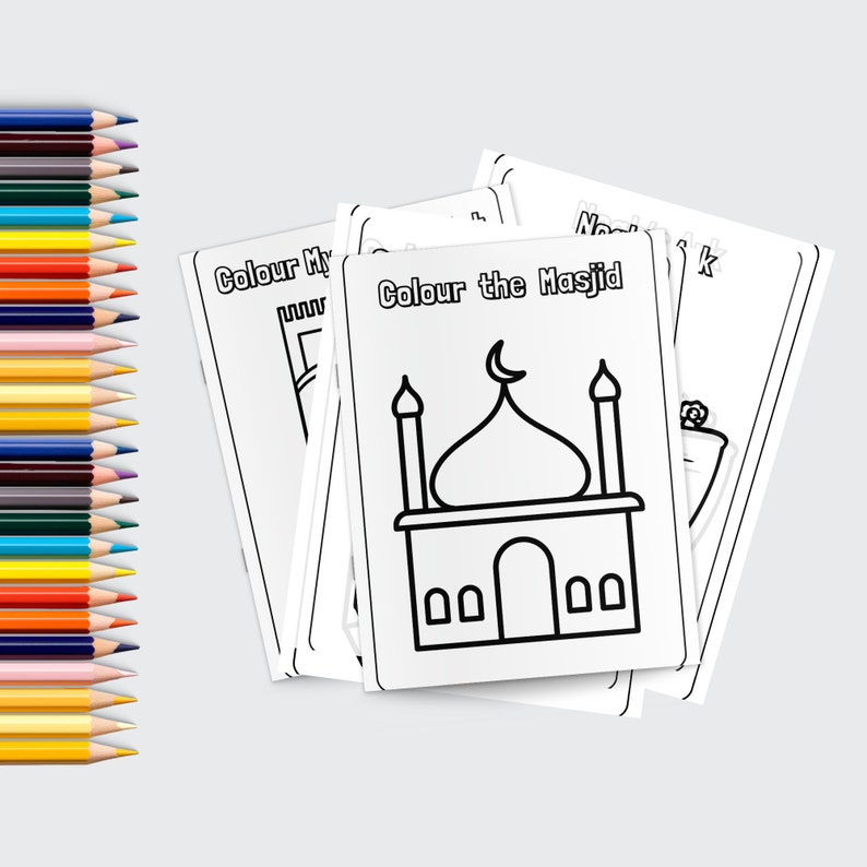Islamic Colouring Book, Islamic Activities,printable Coloring Pages ...