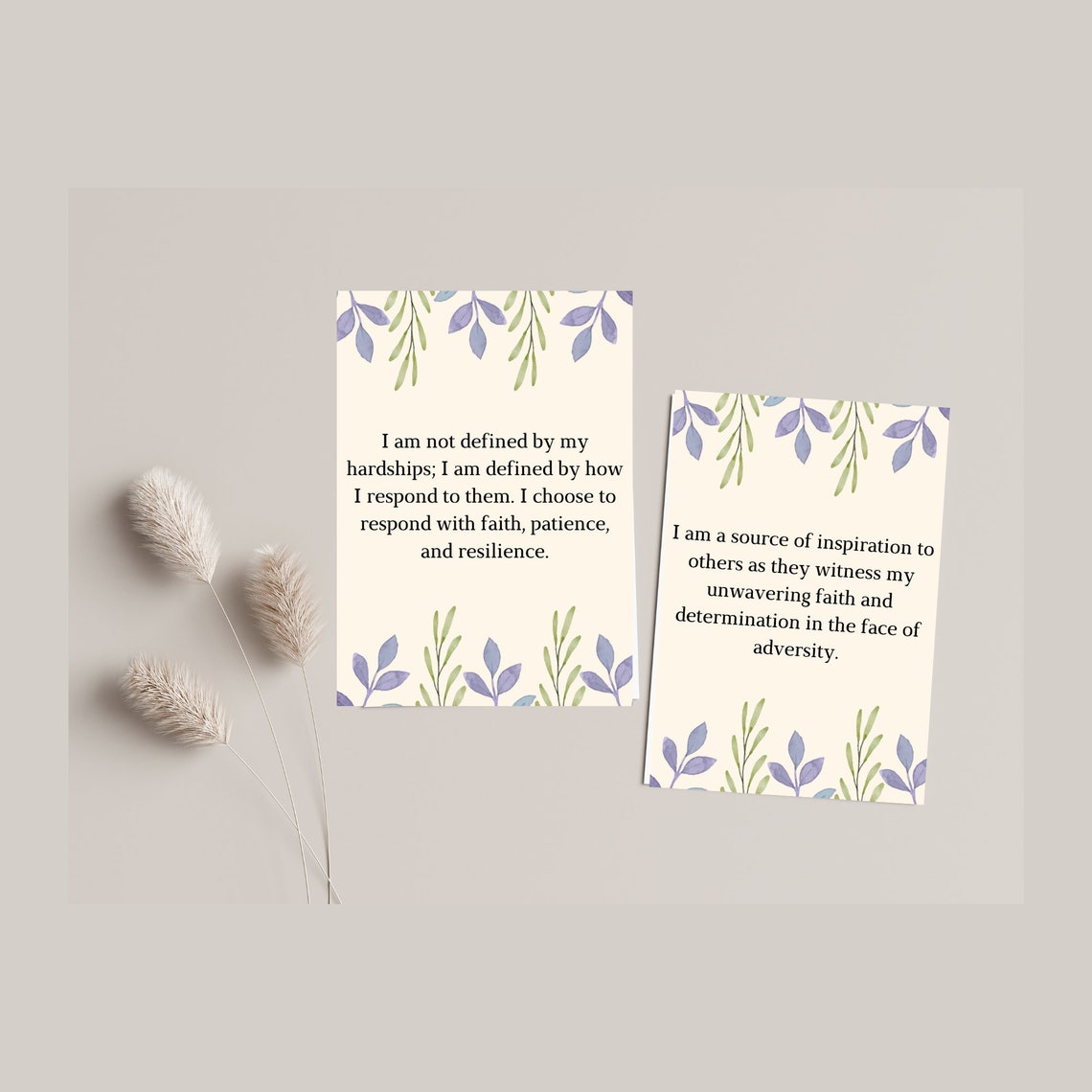 40 Islamic Affirmation Cards- Printable Cards,motivational and ...