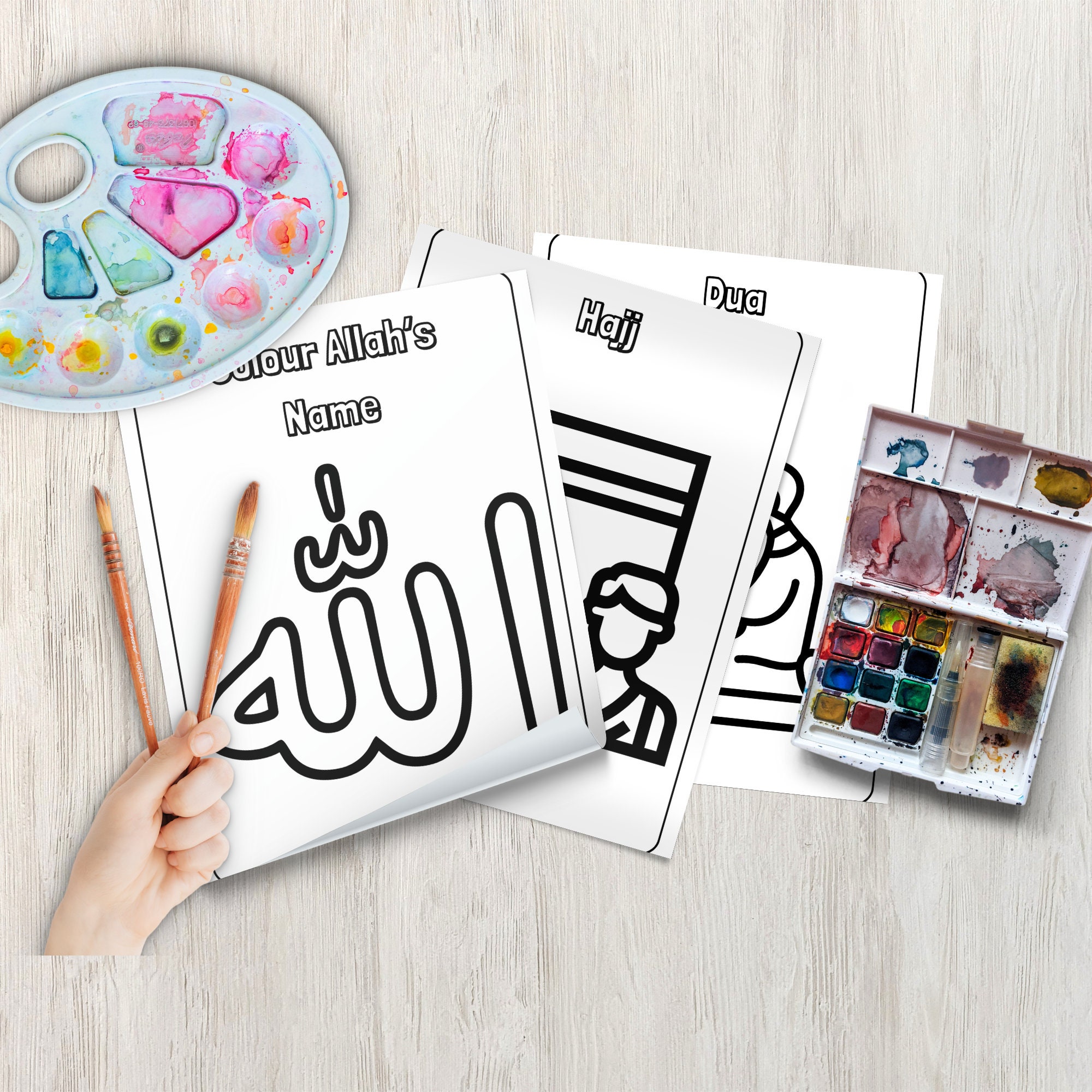 Islamic Colouring Book, Islamic Activities,printable Coloring Pages ...